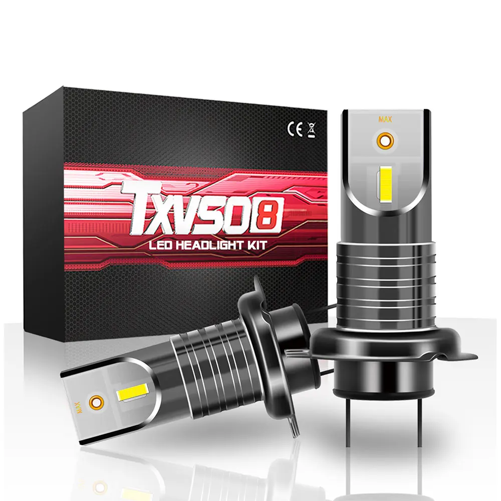 TXVSO8-Auto-H7-55w-Led-12V-Car-Headlights-360-Degree-Bulbs-Mini-H7 ...