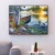 Gatyztory Frame Green Tree Lake Diy Painting By Numbers Landscape ...