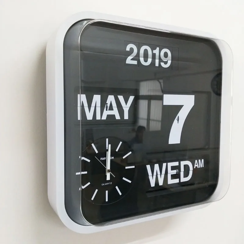 24 hour wall clock flipclock - qlerolock