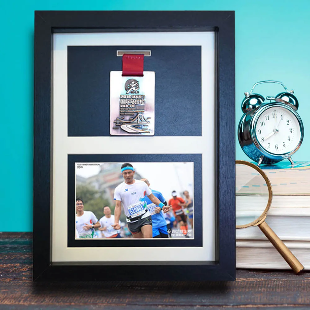 Marathon Medal With Picture Frames