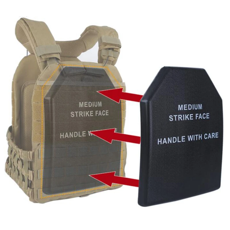 Tactical Vest Protective Pads Plate Eva Foam Sapi Plate Strike Face Body Armor Chest Rig Plate ...