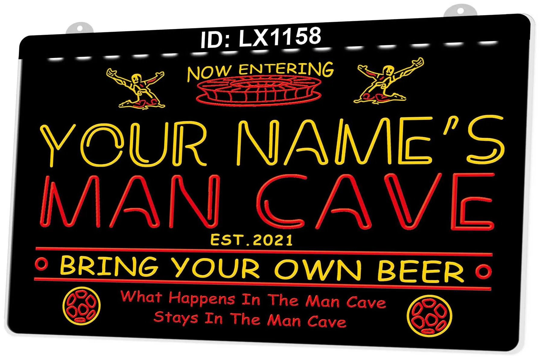 LX1158-Your-Names-Man-Cave-Bring-Your-Own-Beer-Light-Sign-Dual-Color-3D ...