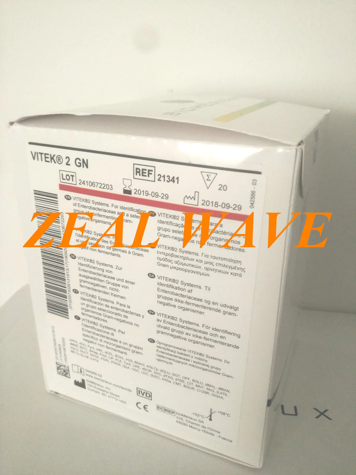 Biomerieux Merrier 21341-tarjeta de identificación de bacterias, VITEK ...