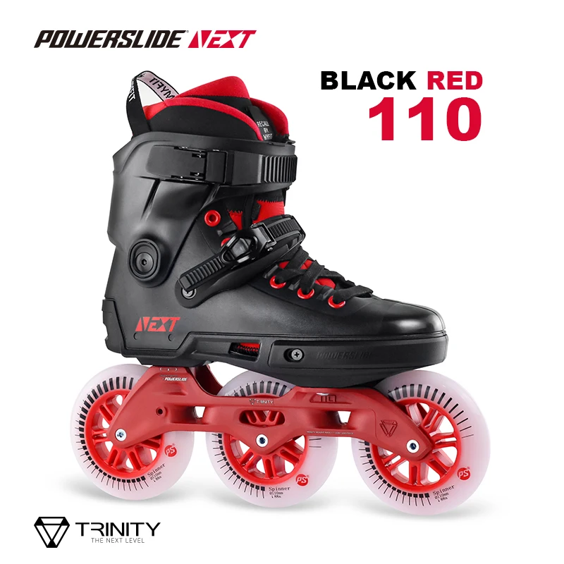 100% Original Powerslide NEXT Skates Trinity Frame Inline Skates 3 ...