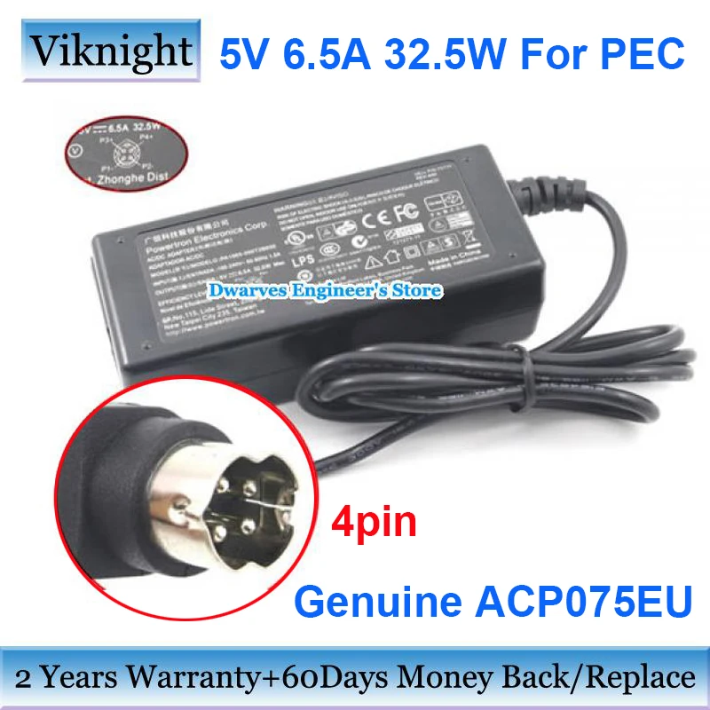 Genuine-5V-6-5A-ACP70-PEC-AC-Power-Adapter-ACP075EU-PA1065-050T2B650 ...