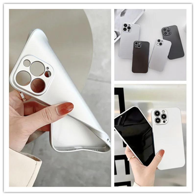 Simple lacquer Matte Anti fall Protective Soft Shell Phone Case Back ...