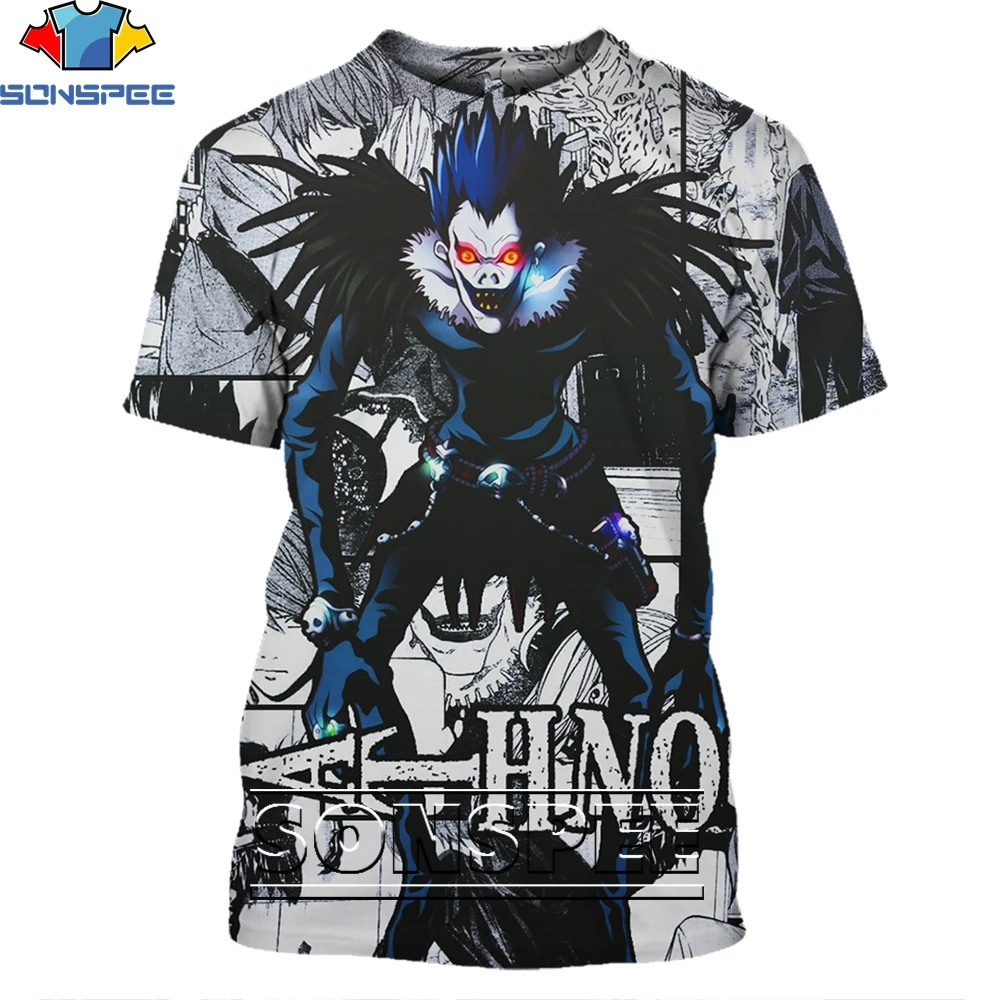 SONSPEE-Anime-Death-Note-Shinigami-Ryuk-Shirt-3D-Printing-Men-Womens ...