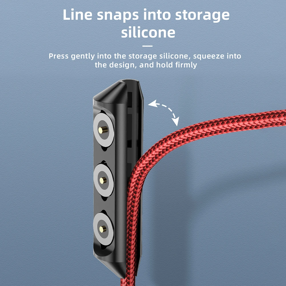 마그네틱 케이블 플러그 박스 타입 C 마이크로 Usb C 8 핀 타원 자석 플러그 전화 케이블 마그네틱 플러그 3 인 1