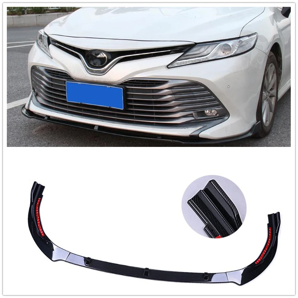 For Toyota Camry L LE XLE 2018-2019 Deluxe Front Bumper Spoiler Lip ...