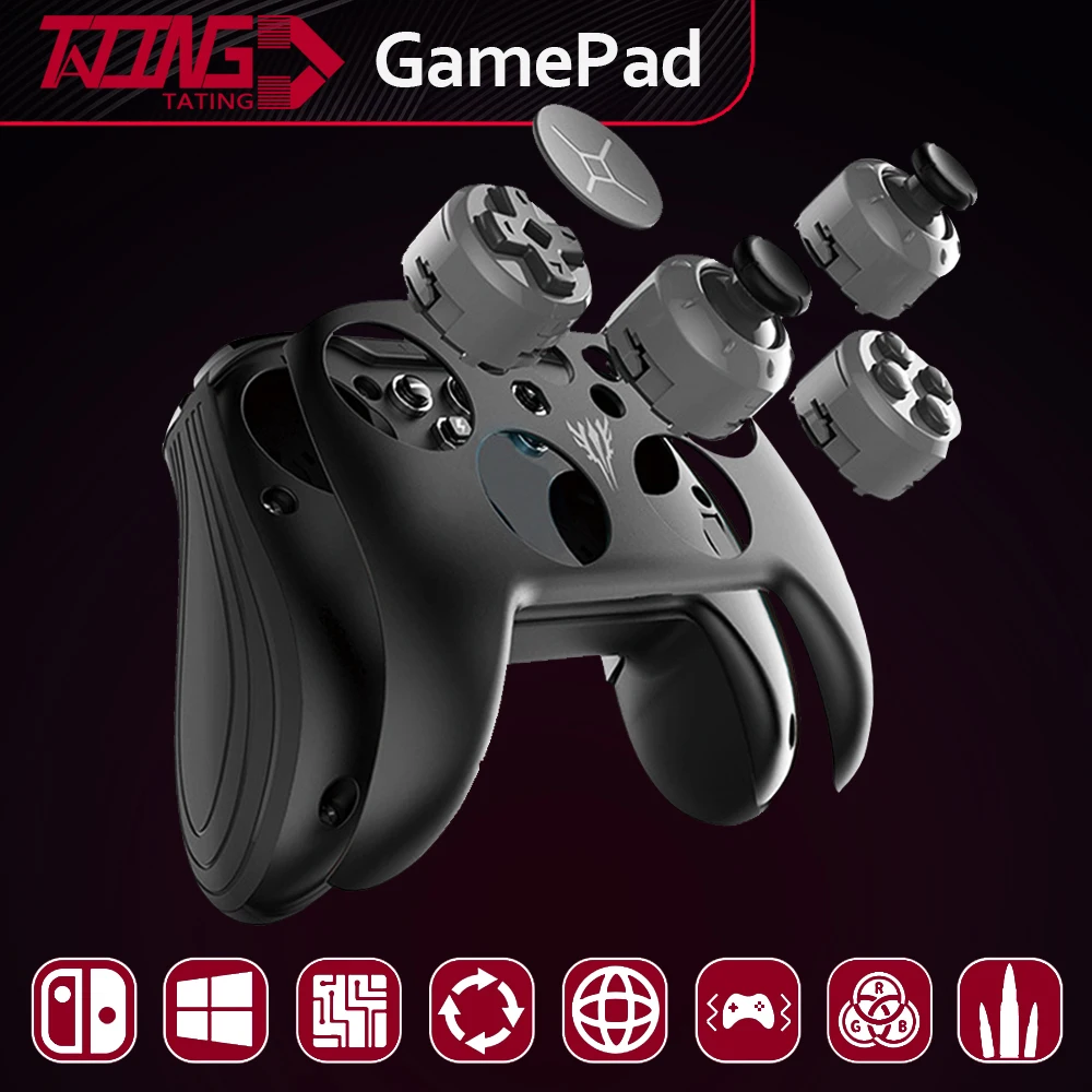Tating Modular Design Gamepad Bluetooth Game Controller Wireless ...