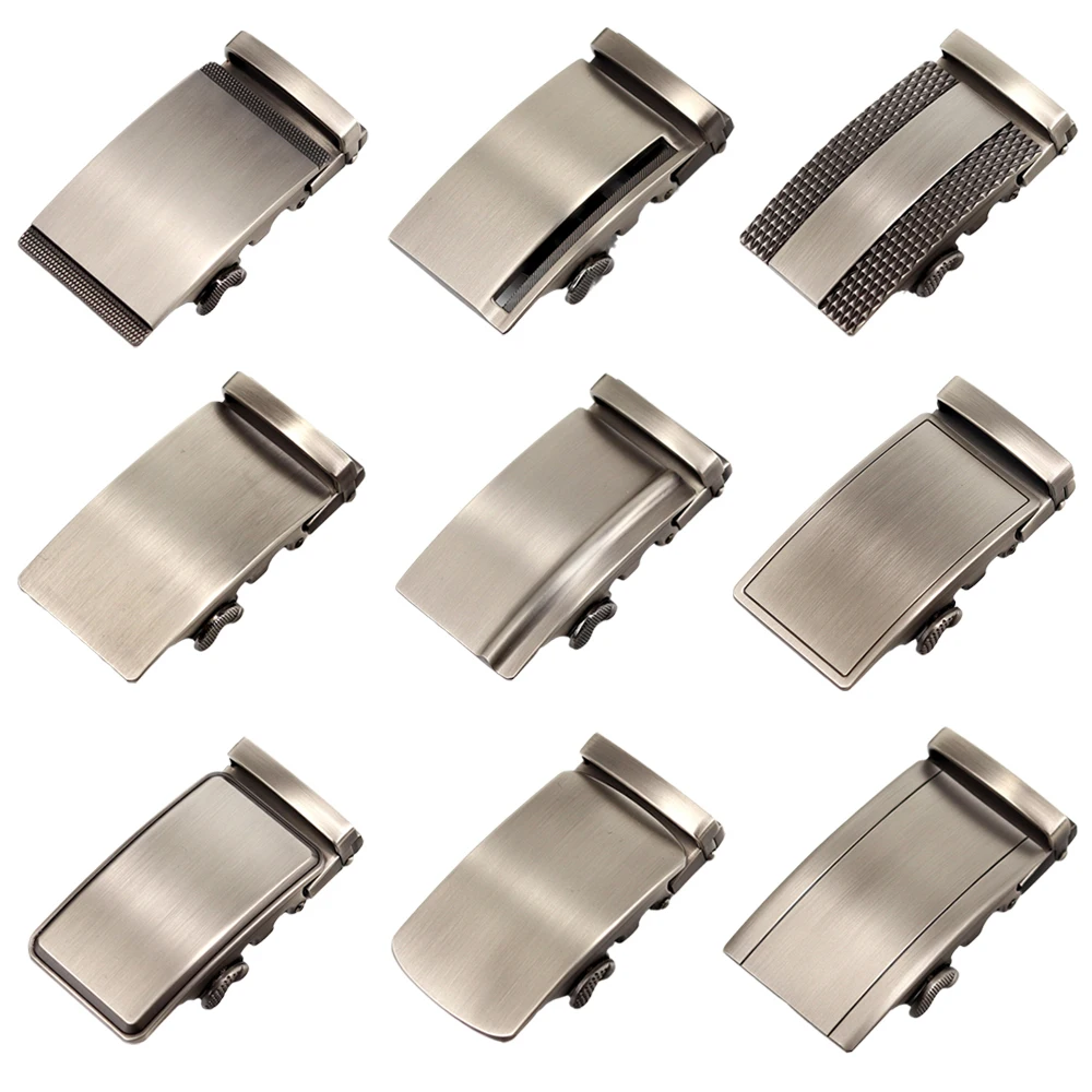 Men-s-Free-Belt-Buckle-High-Quality-Gray-Alloy-Click-Magnet-Metal ...