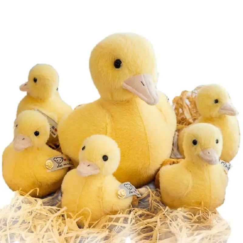 Super-Cute-Simulation-Duck-Plushie-Doll-toys-Stuffed-Small-Yellow-Duck ...