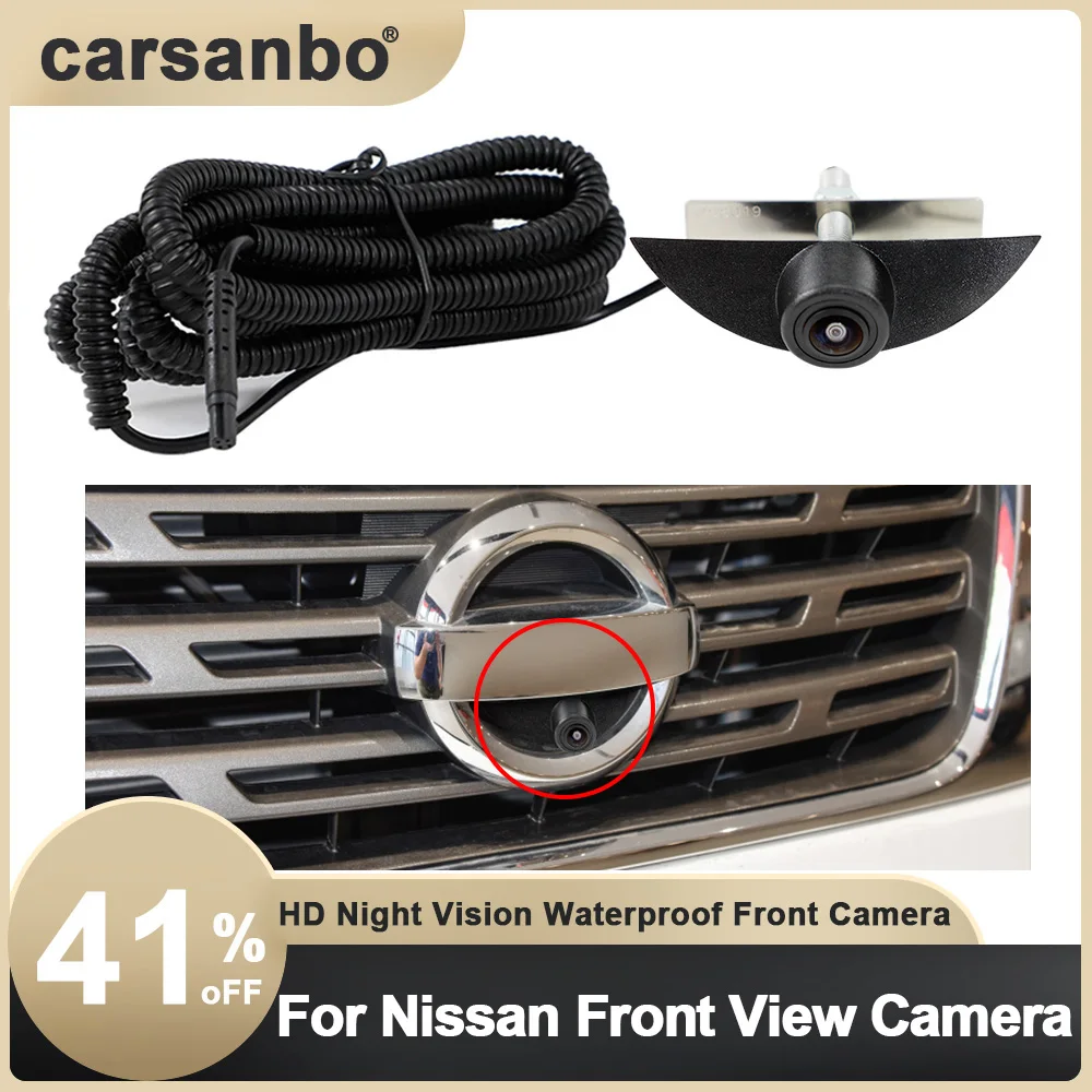 Front Camera Car Front View Camera for Nissan X trail Qashqai Tiida ...