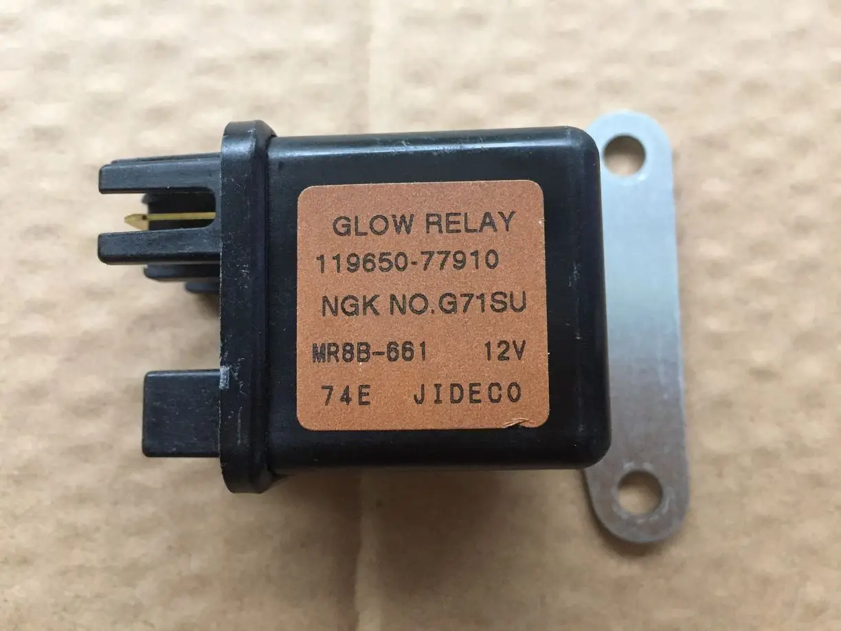 Original New Glow Plug Relay 119650-77910 4TNV88-SSU 12V G71SU