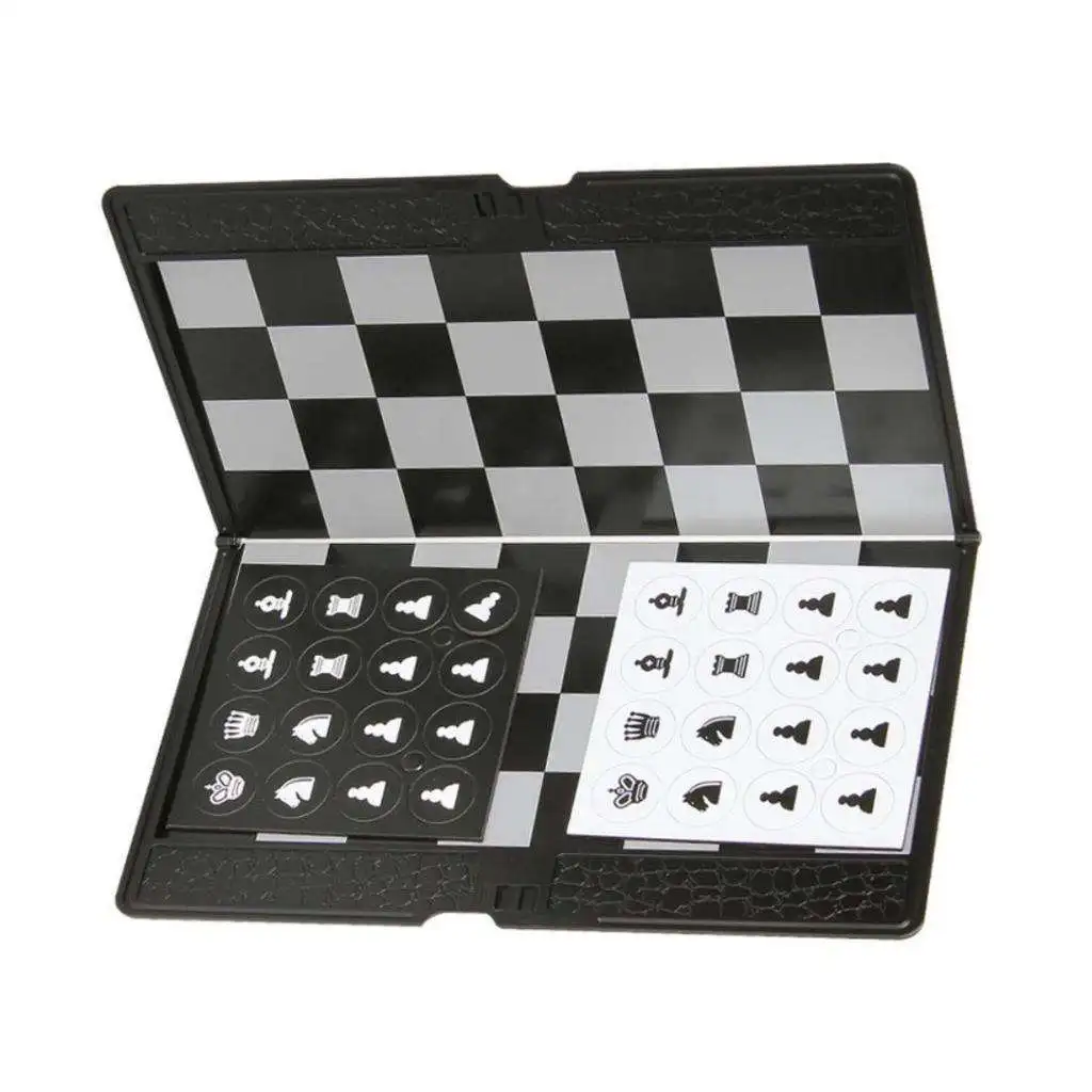 Magnetic Chess Foldable Wallet Style Pocket Chess Mini Portable Magnet ...