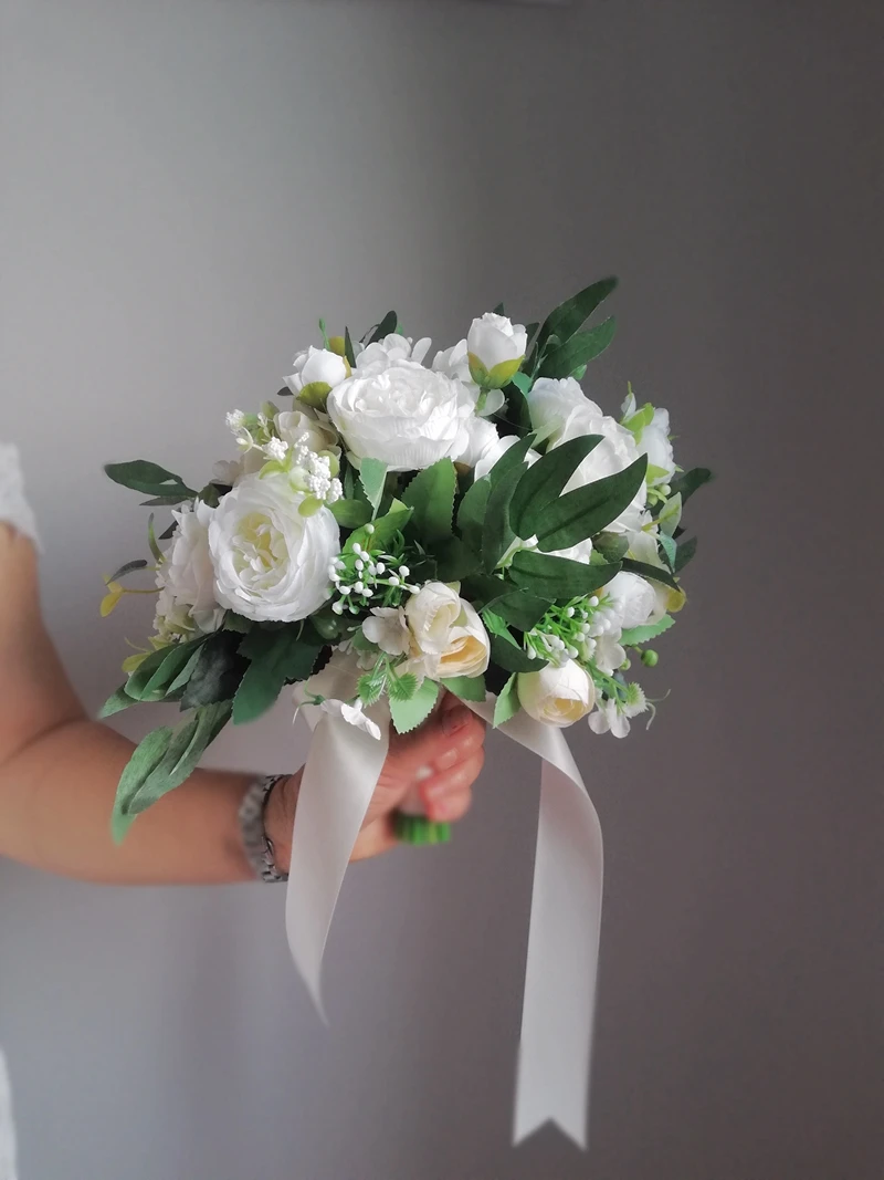 White Prom Flowers