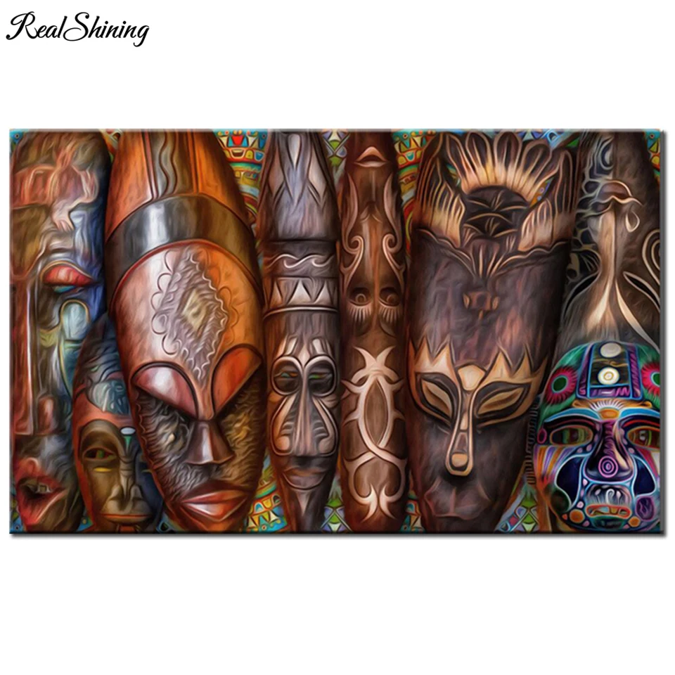 African Masks Tattoos
