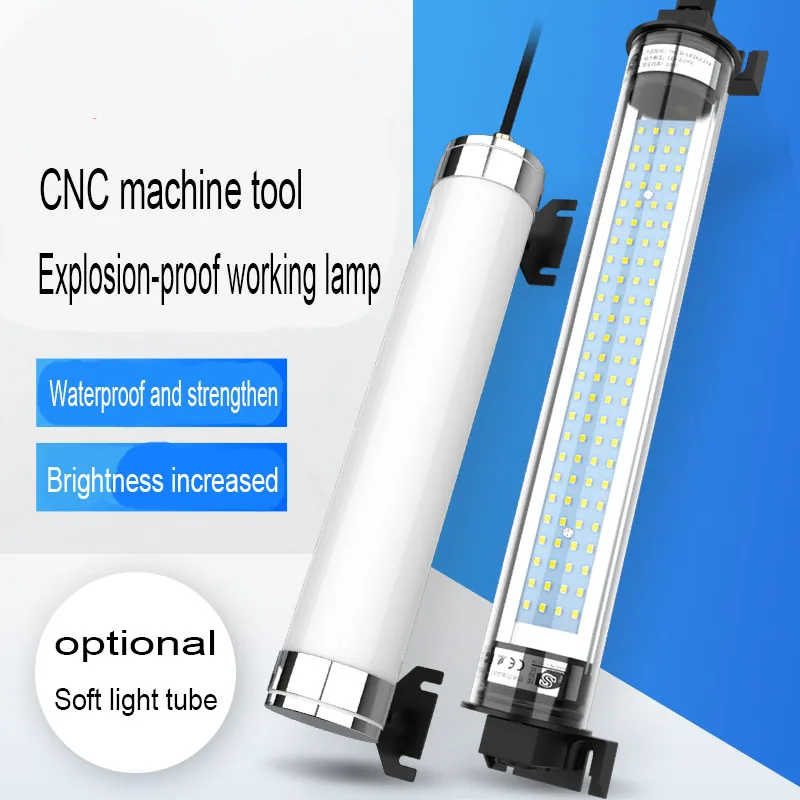 CNC-Machine-Tool-LED-Work-Light-Waterproof-Explosion-Proof-Fluorescent ...