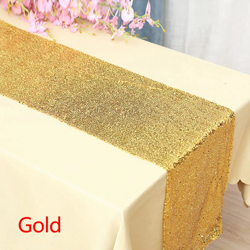 8-color-Sequin-Rose-Gold-Silver-Table-Runners-For-Wedding-Party ...