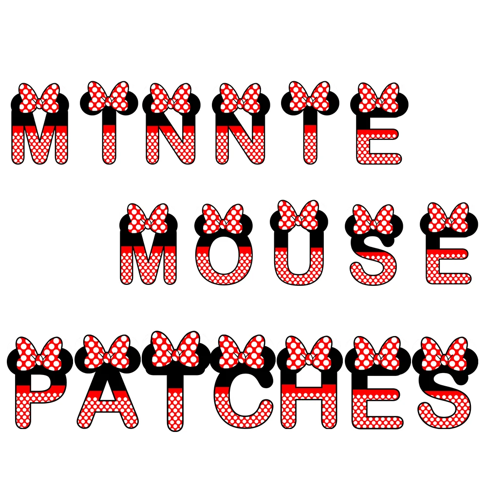 Minnie Mouse Sorority Letters