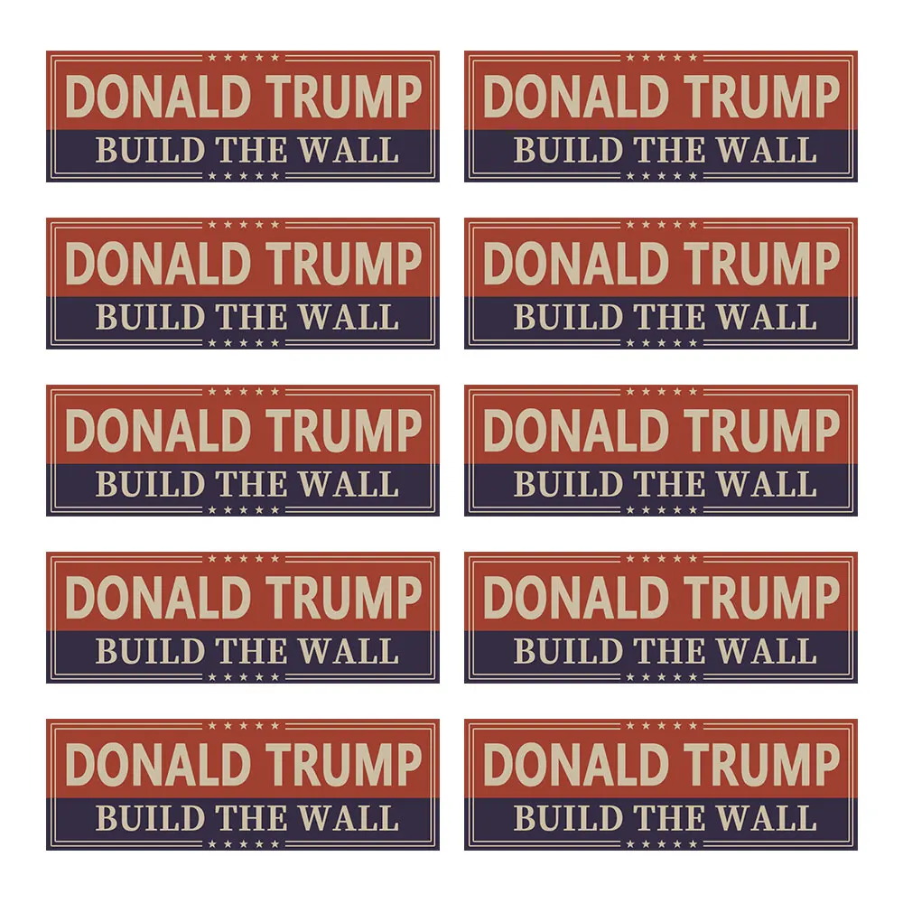 Creative Graphics Decals Keep America Great 10pcs Bumper 2020 President ...