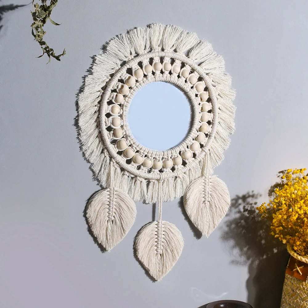 Macrame Mirror Wall Hanging | Macrame-design.com