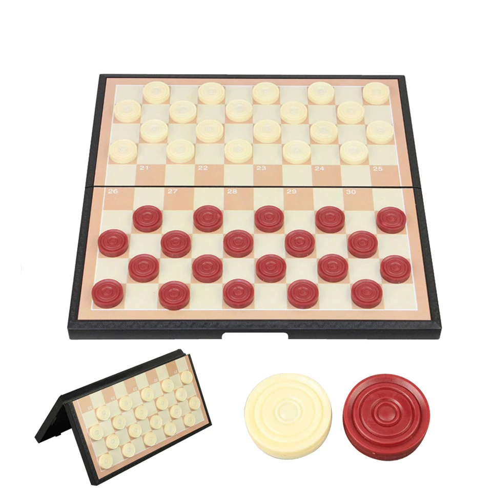Bstfamly International Checkers Plastic Chess Set 285*285/200*200mm ...