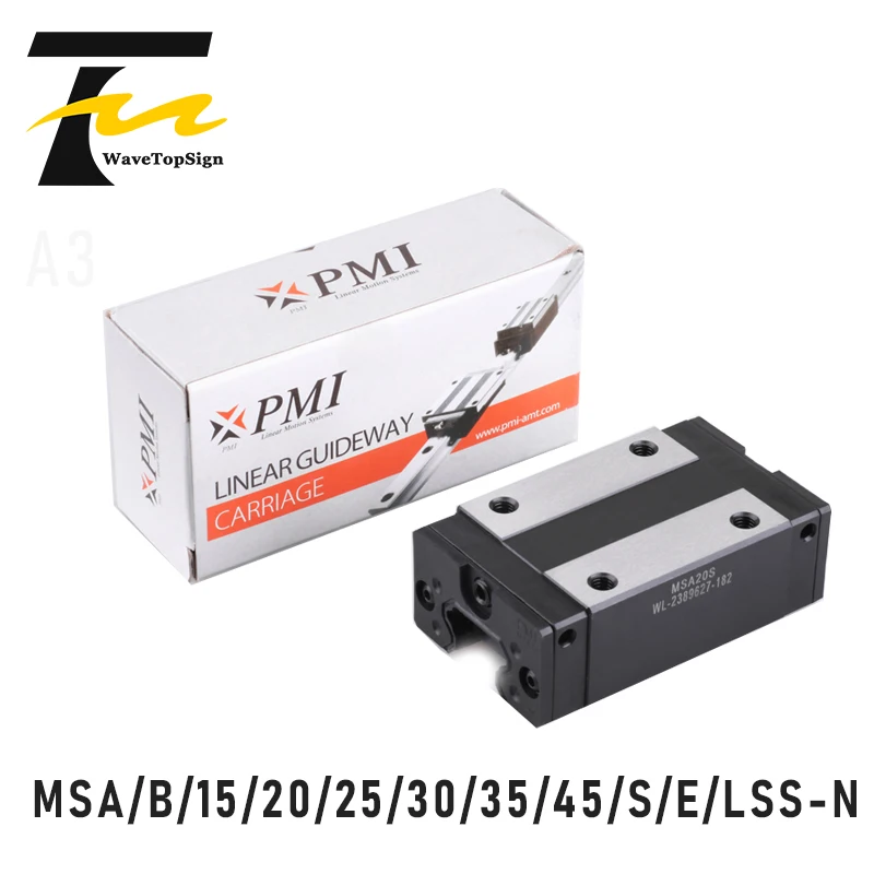 Pmi Linear Guide Slider Msa15s-n 20s-n 25s-n 30s-n 35s-n 45s-n Msa Msb ...