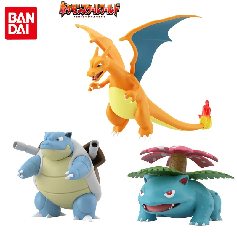 Bandai Genuine Pokemon Scale World Kanto Region Anime Figures Charizard ...