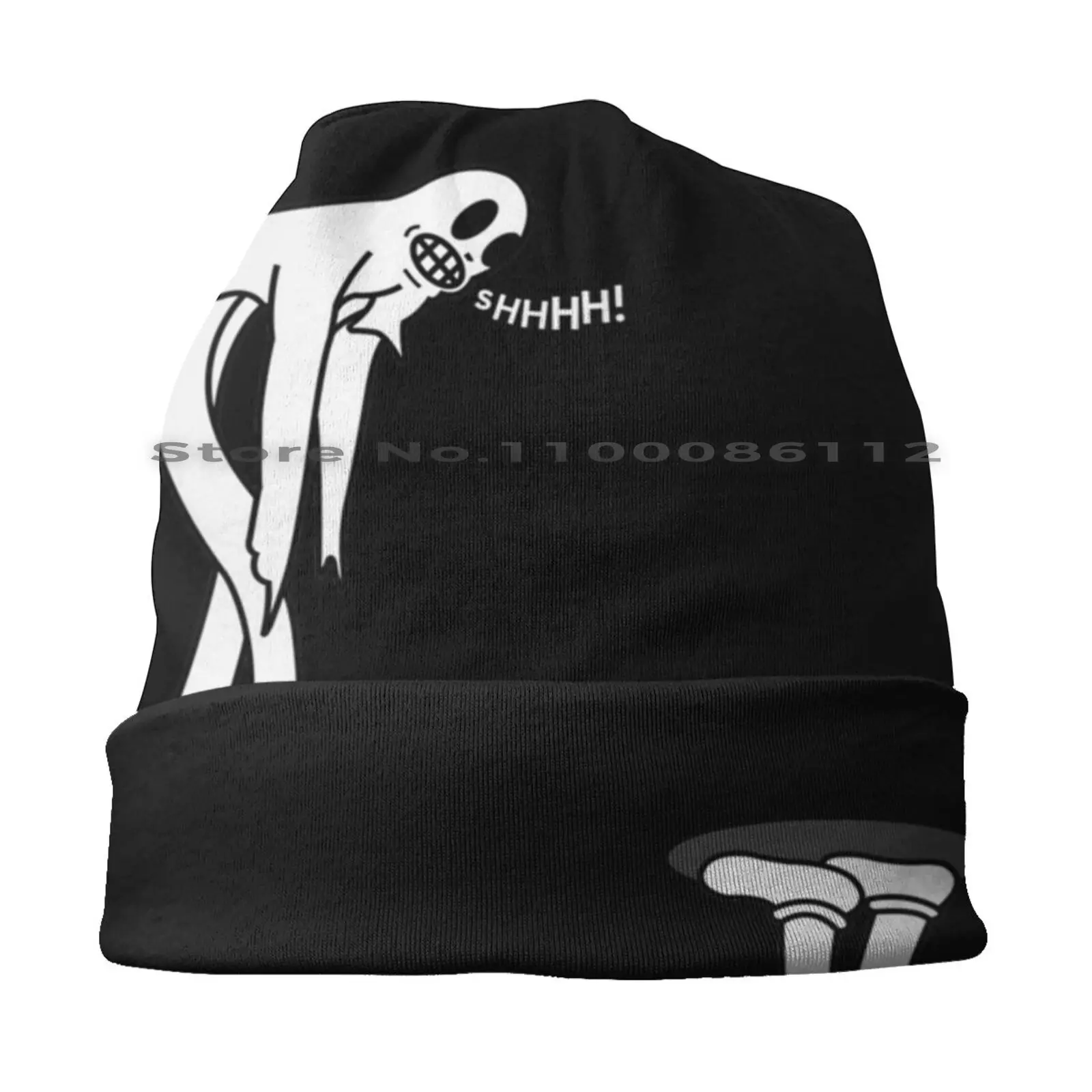 Shhh Skeleton Drawing