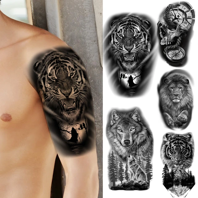 Half Wolf Half Tiger