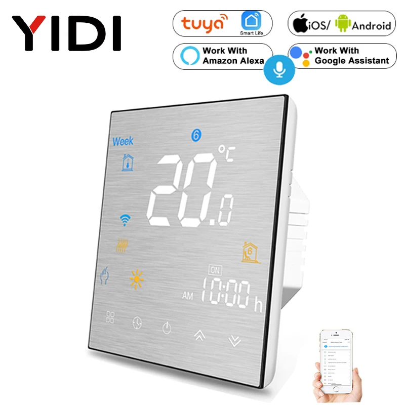 Tuya-thermostat Intelligent, Wifi, Régulateur De Température, Pour Le Chauffage Électrique De L ...