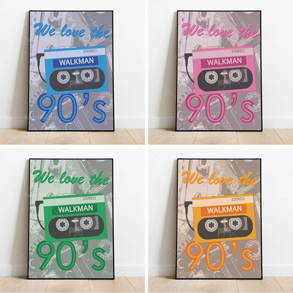 I Love The 90s Poster