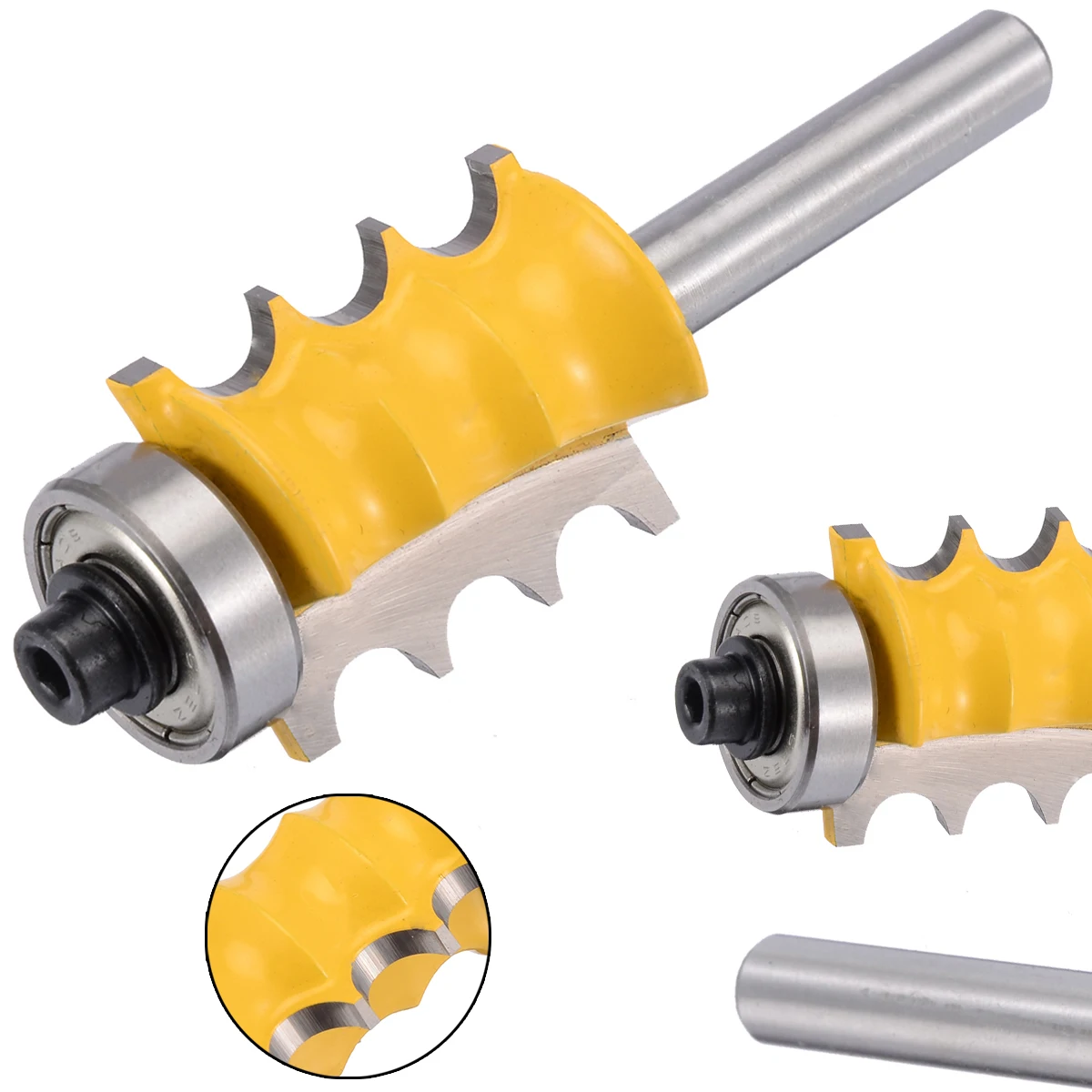 1/4 "Schacht Grote Triple Bead Router Bit Houten Oppervlak Molding ...