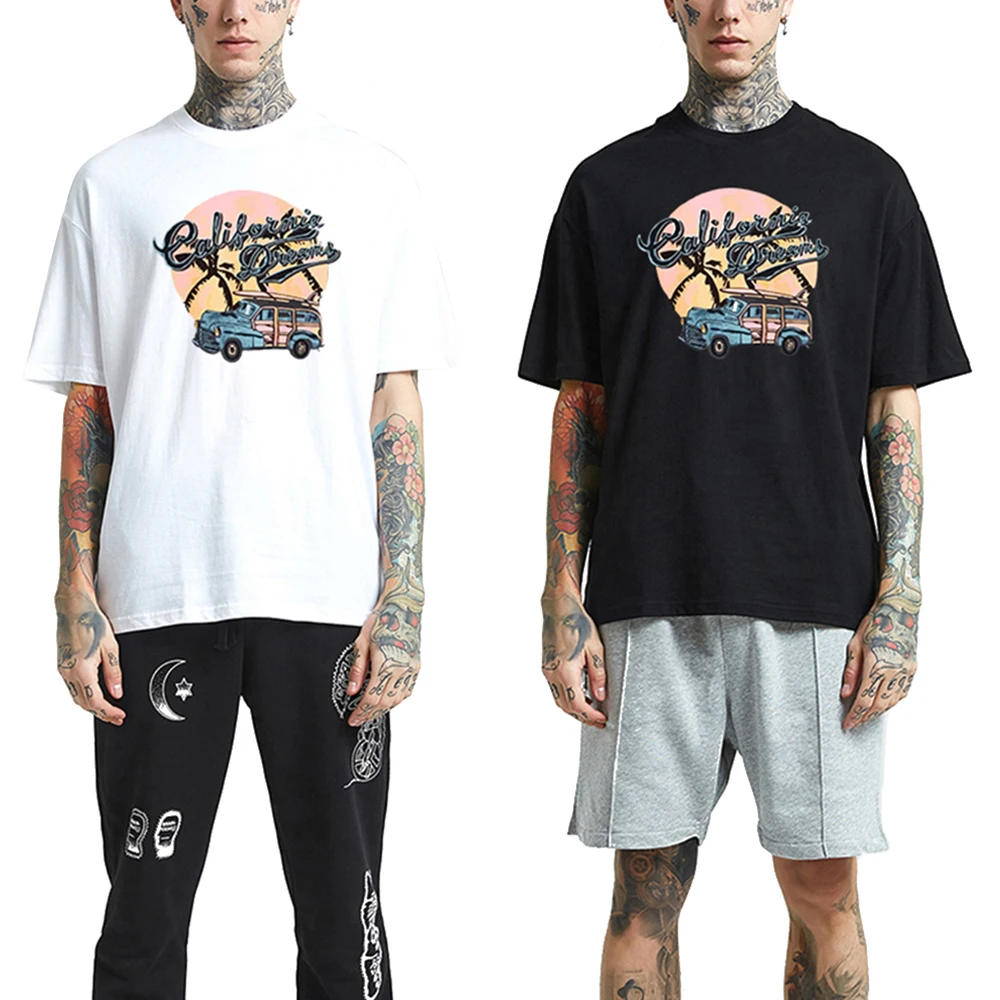 Sale Fashion Men's summer street hip hop T shirt Men Brand top tee men ...