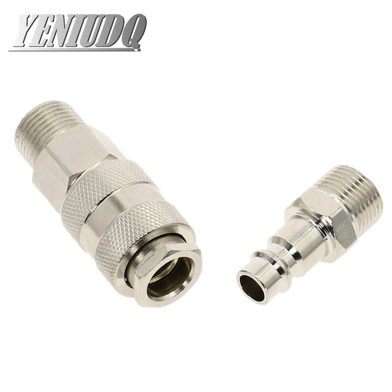 Air Compressor Hose Quick Coupler Socket Connector - Pneumatic Fitting ...