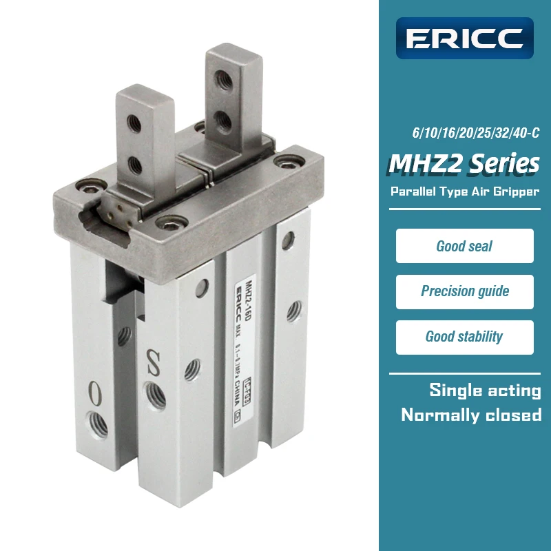 Single-acting-Normally-closed-Air-Pneumatic-parallel-Gripper-pneumatic ...