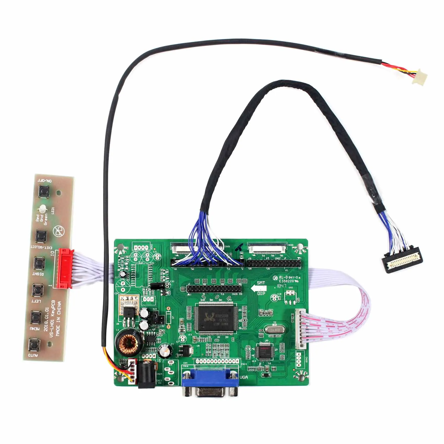 La placa controladora LCD VGA funciona para 10,4 pulgadas, 640x480 ...