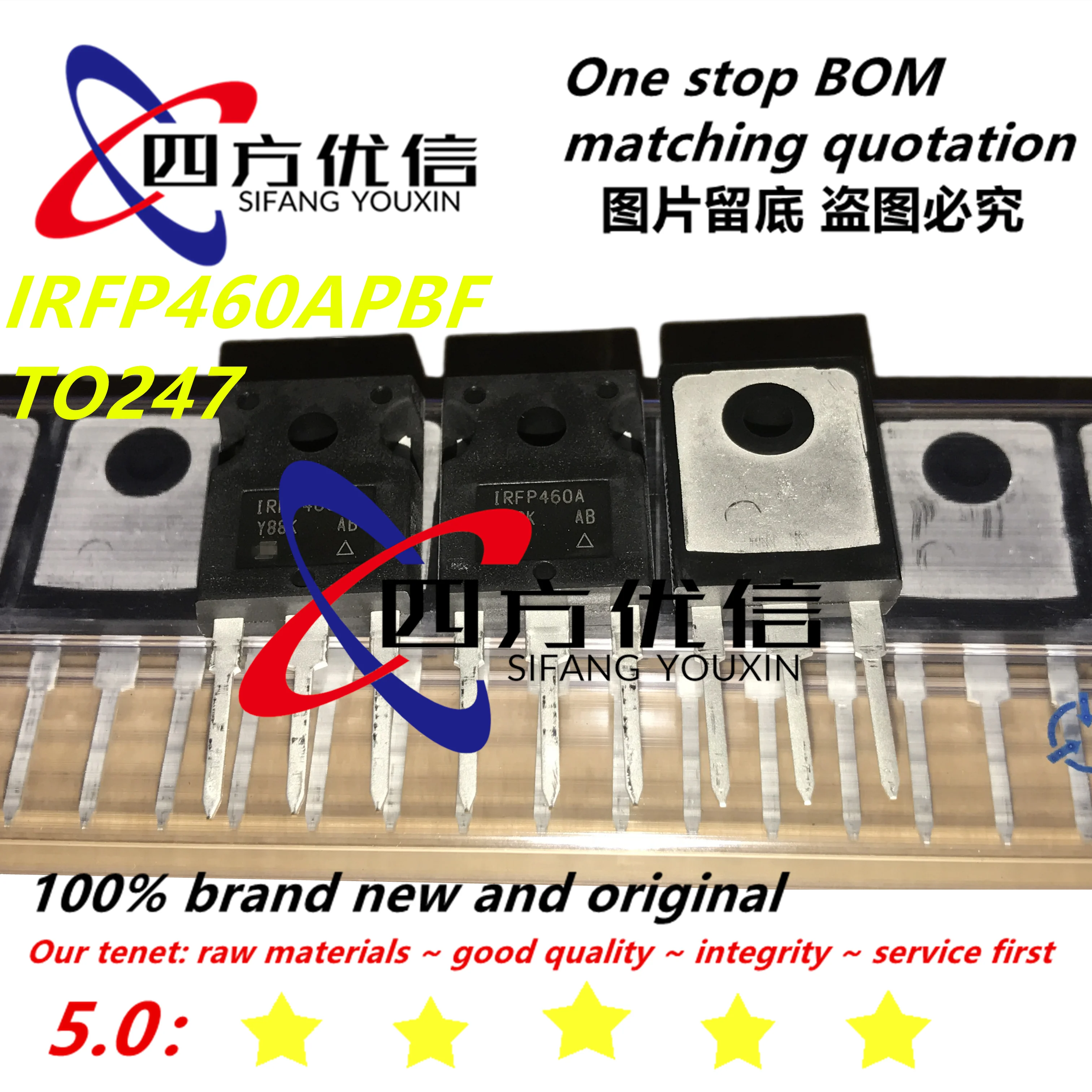 100% new original (10PCS) IRFP460APBF IRFP460A 20A 500V TO247