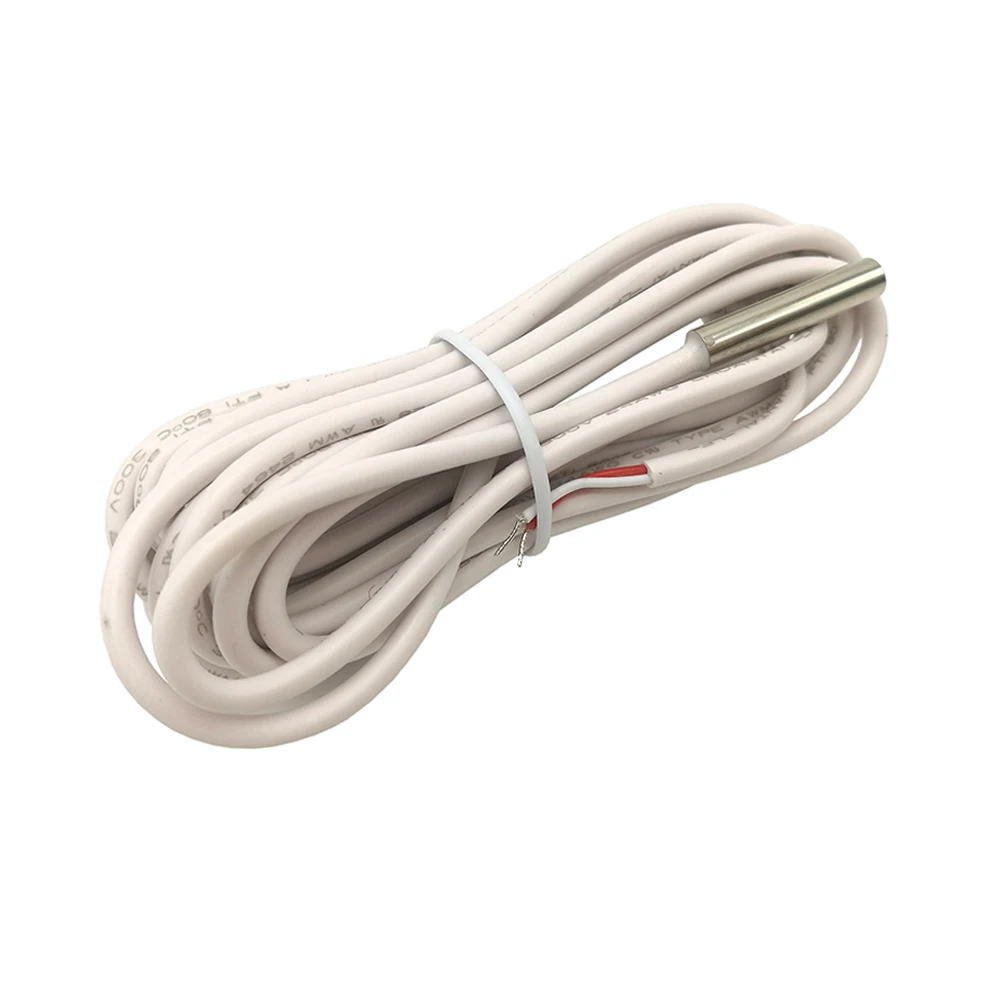 New White 3 Meters 10000 Ohms Sensor Cable Floor Heating Thermostat ...