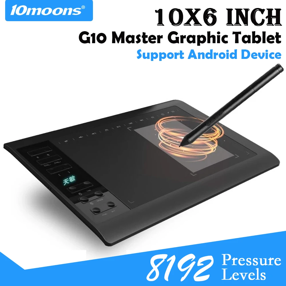 10-luas-g10-mestre-gr-fico-tablet-8192-n-veis-5080-lpi-digital-desenho ...