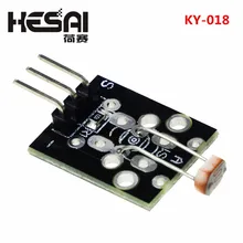 Ky-018 3pin Optical Sensitive Resistance Light Detection Photosensitive Sensor Module For ...