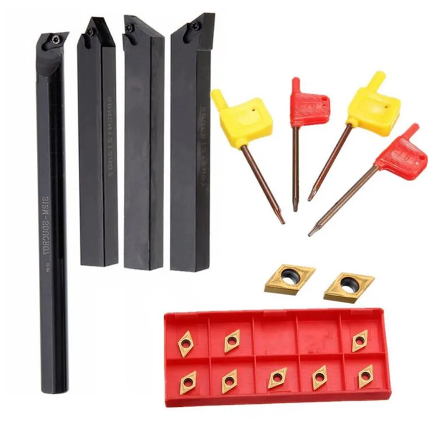 1 Set Carbide CNC Milling Cutter Kit CNC Blades Insert Blades+ Wrench+ ...