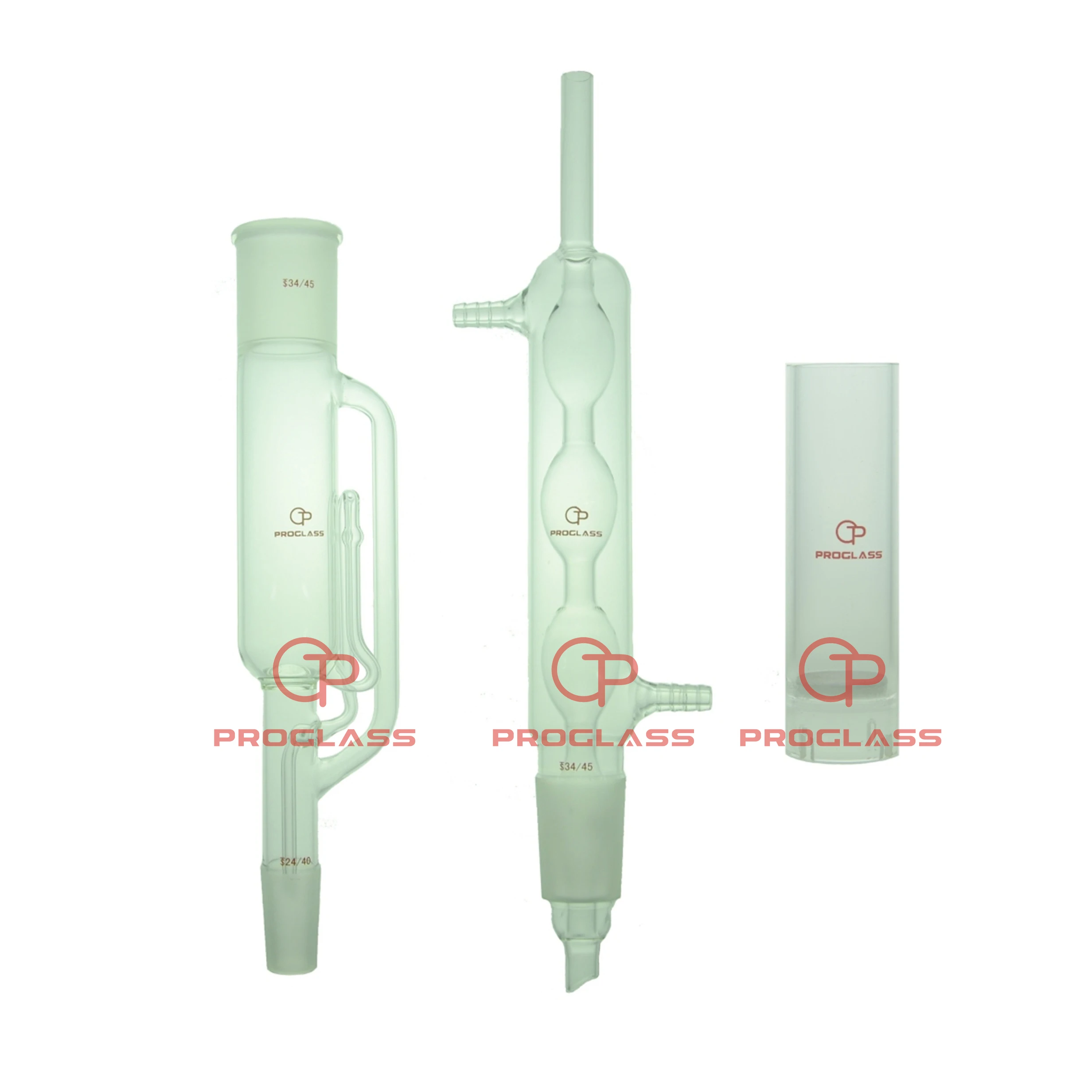 Lab Glass Soxhlet Extraction Apparatus Set 34/45 With Extraction ...