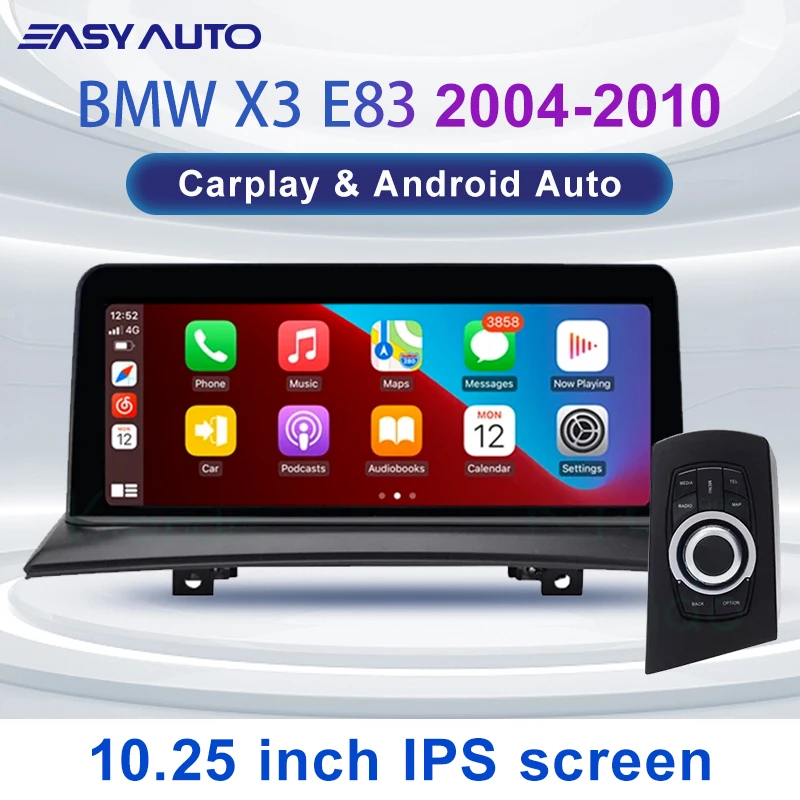 For Bmw X3 E83 2004-2010 Multimedia Player 10.25 Inch Touch Screen ...