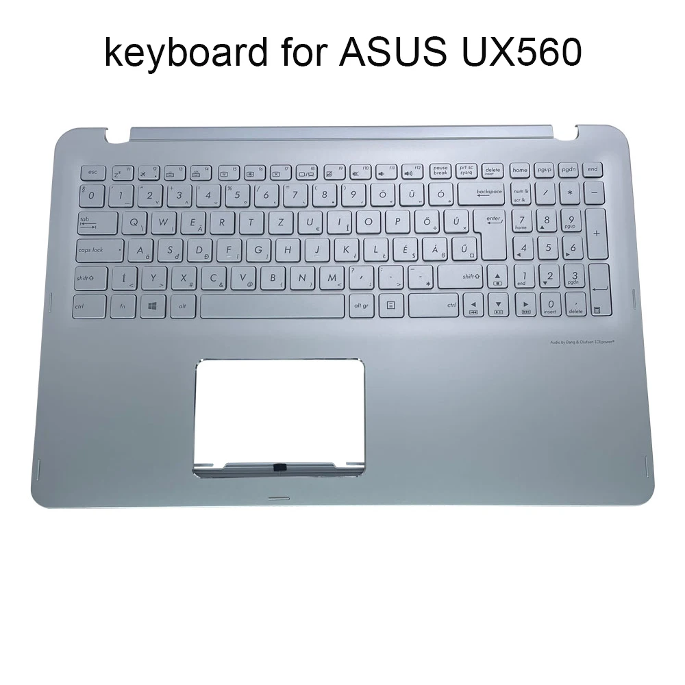 손목 받침대 백라이트 키보드, Asus ZenBook Q504 Q504U UX560 UX560UA UX560U CZ 컴퓨터 ...