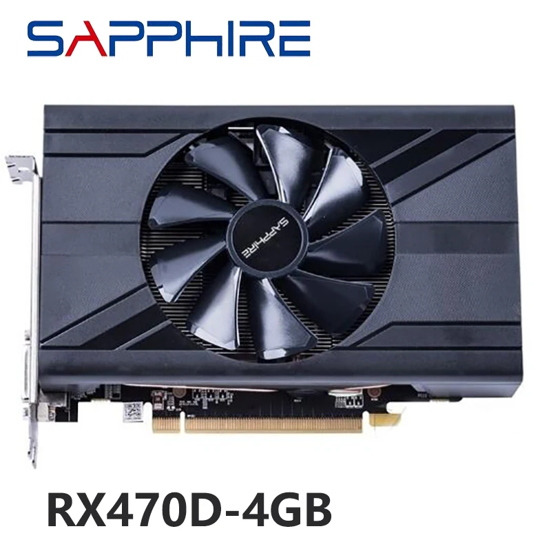 SAPPHIRE Radeon RX 470D 4GB karty graficzne GPU dla AMD RX 470 470D ...