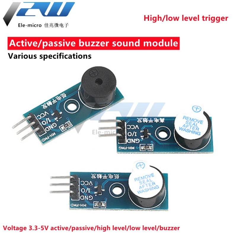Módulo de zumbador pasivo activo de alta calidad para Arduino, nuevo Kit de bricolaje, módulos ...