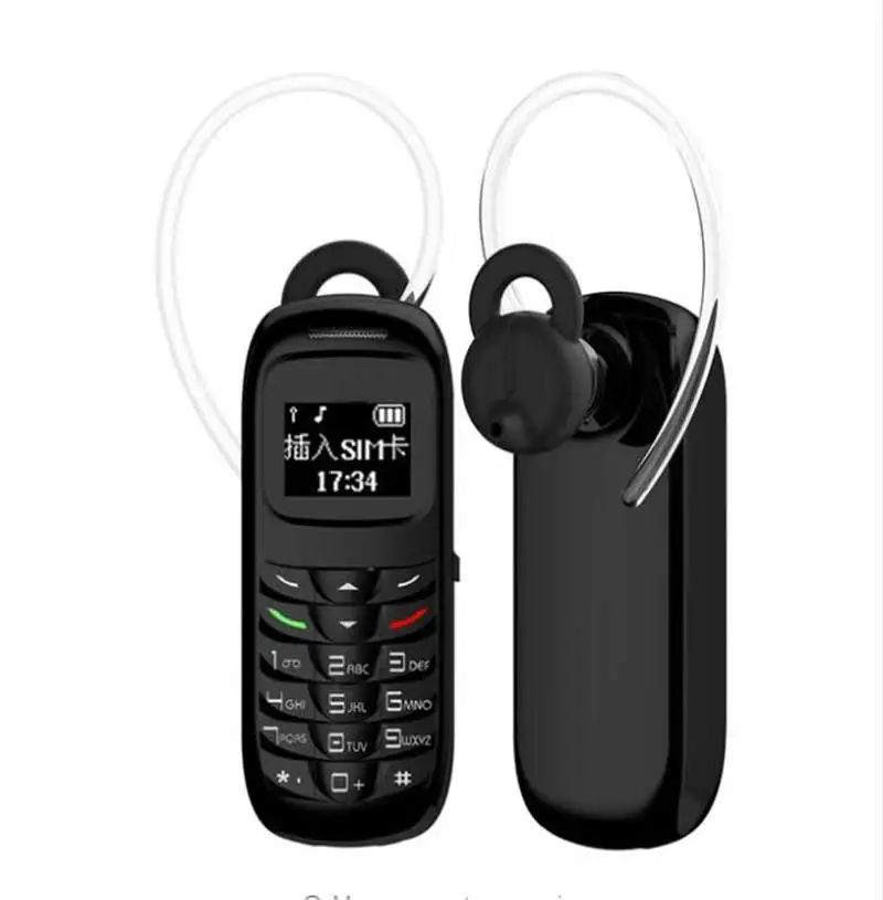 BM70 Mini bluetooth handset phone 0.66 inch Unlocked Mini Mobile Phone ...