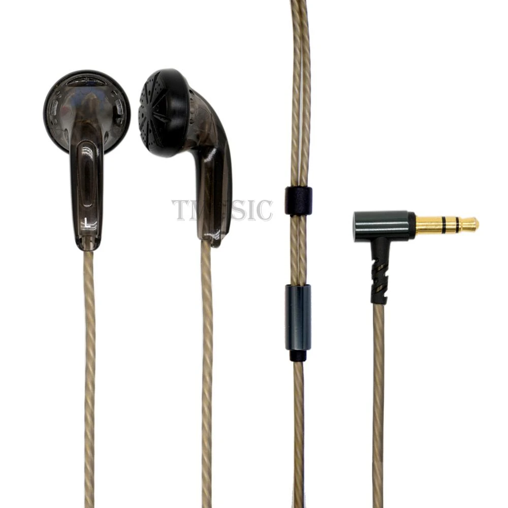 Tmusic In-ear Earphones Hifi 300 Ohms Flat Head Earphone Nature Sound ...